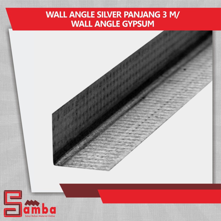 Jual WALL ANGLE SILVER - Panjang 3 Meter / WALL ANGLE GYPSUM | Shopee ...
