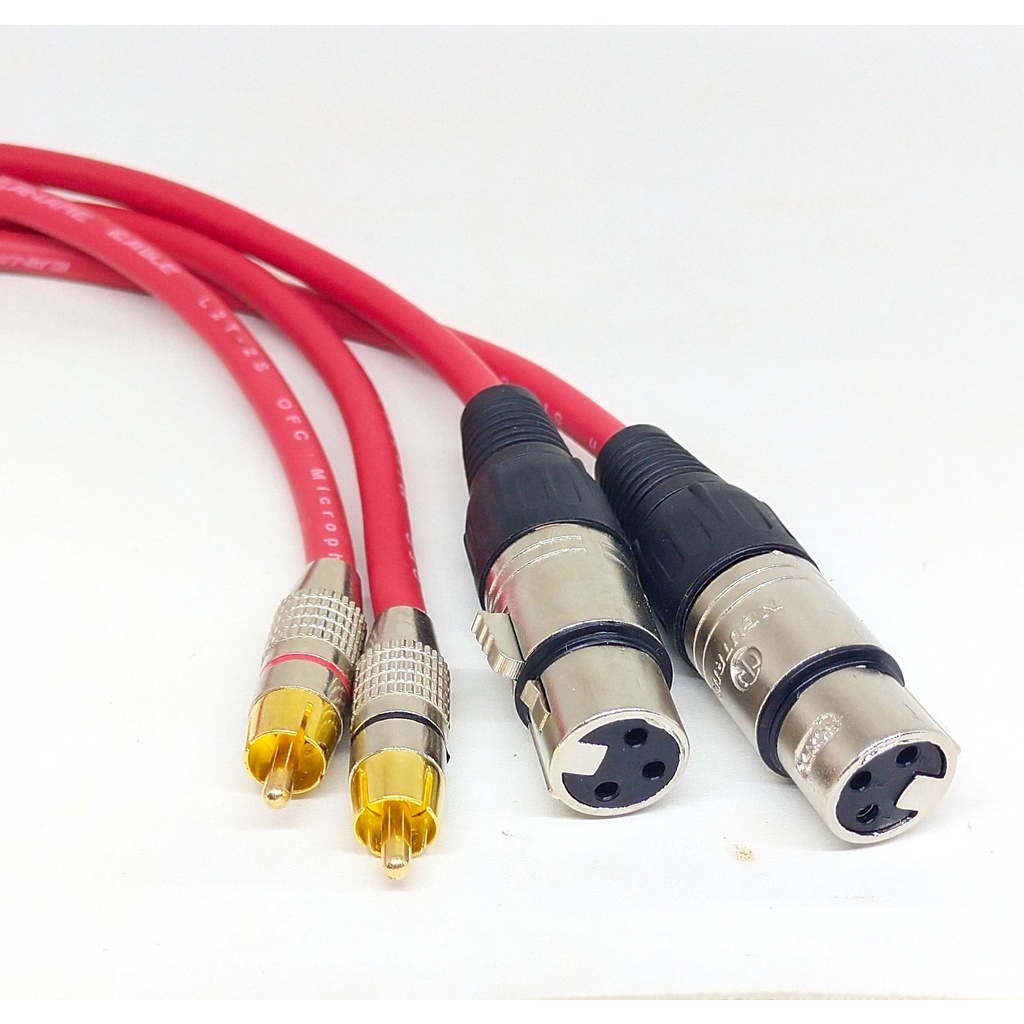 Jual Kabel Mixer Ke Power Amplifier(1Pasang)/kabel xlr canon Female ...