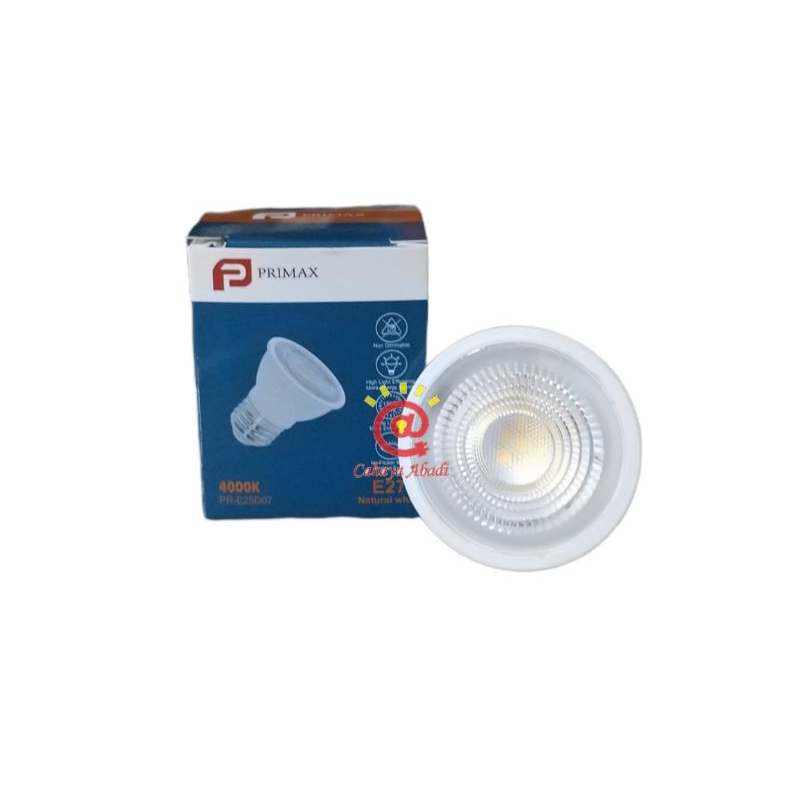 Jual Lampu Halogen MR16 LED 7 Watt E27 Ulir Natural White Primax ...