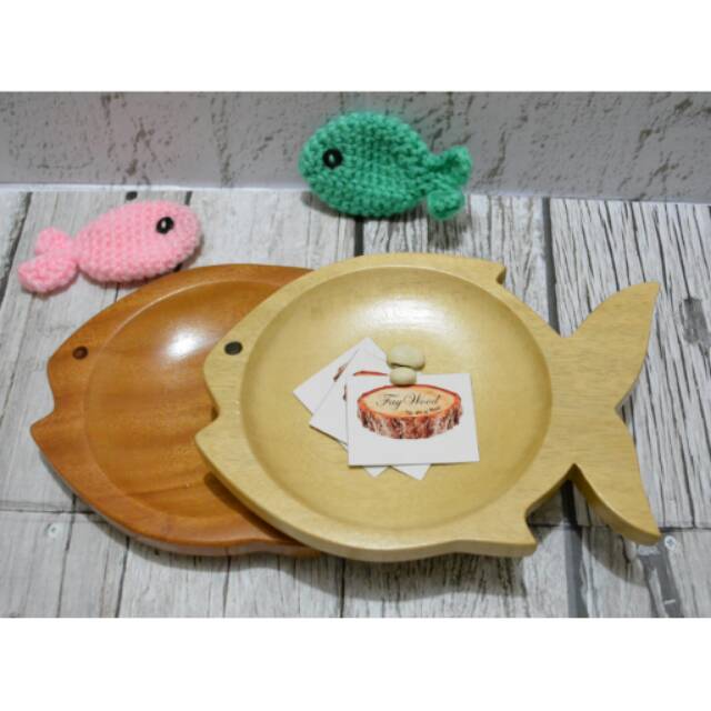 Jual Piring kayu bentuk ikan | Shopee Indonesia