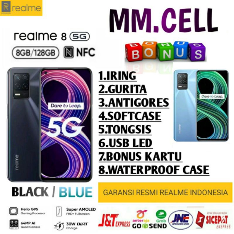 Jual REALME 8 5G | REALME 8 4G | REALME 8 PRO RAM 8/128 GB NFC GARANSI ...