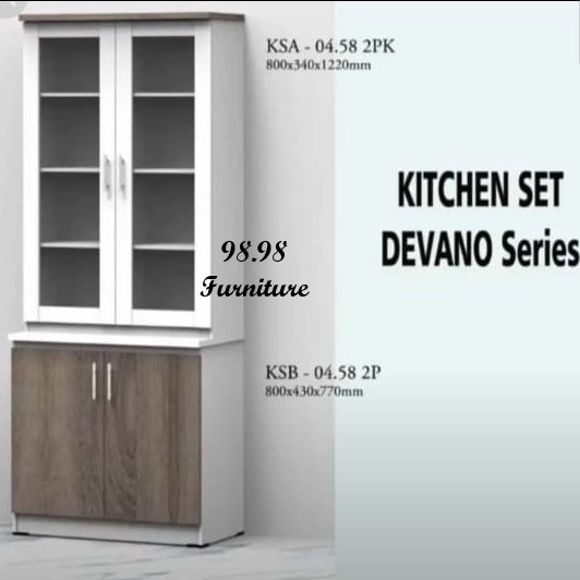 Jual TOPPAN Lemari Sayur 2 Pintu - Kitchen Set 2 Pintu - Lemari Dapur ...