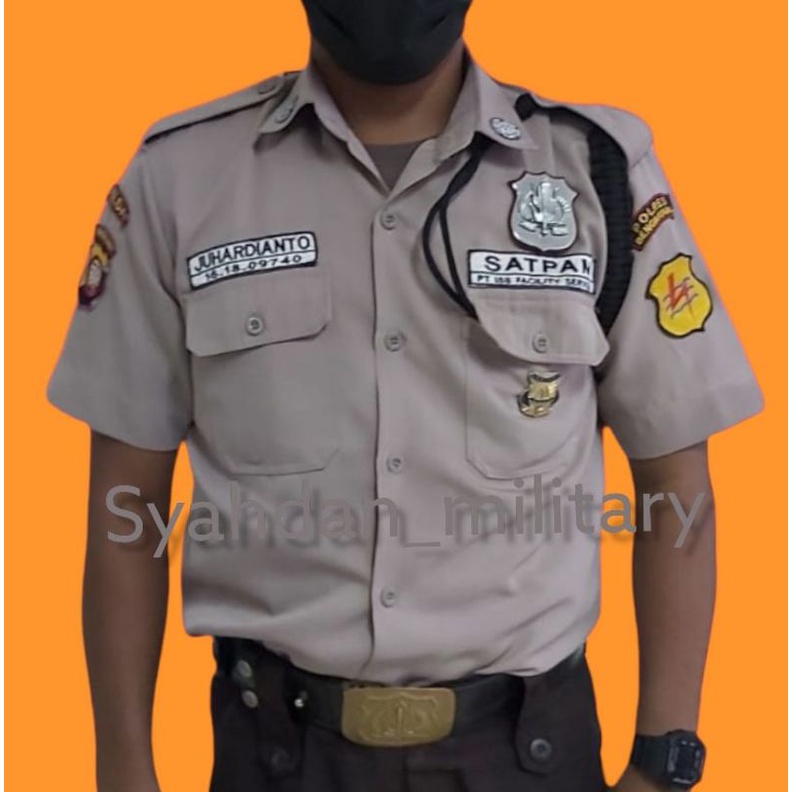 Jual seragam PDH satpam security model terbaru | Shopee Indonesia