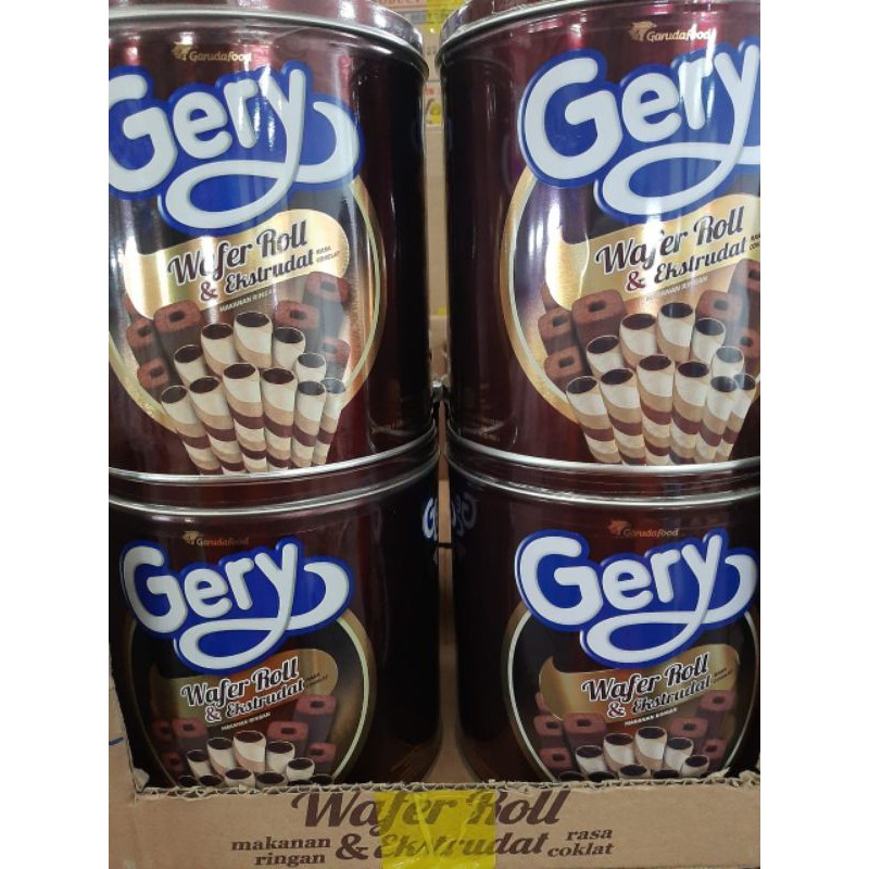 Jual Gery wafer roll coklat,380gr | Shopee Indonesia