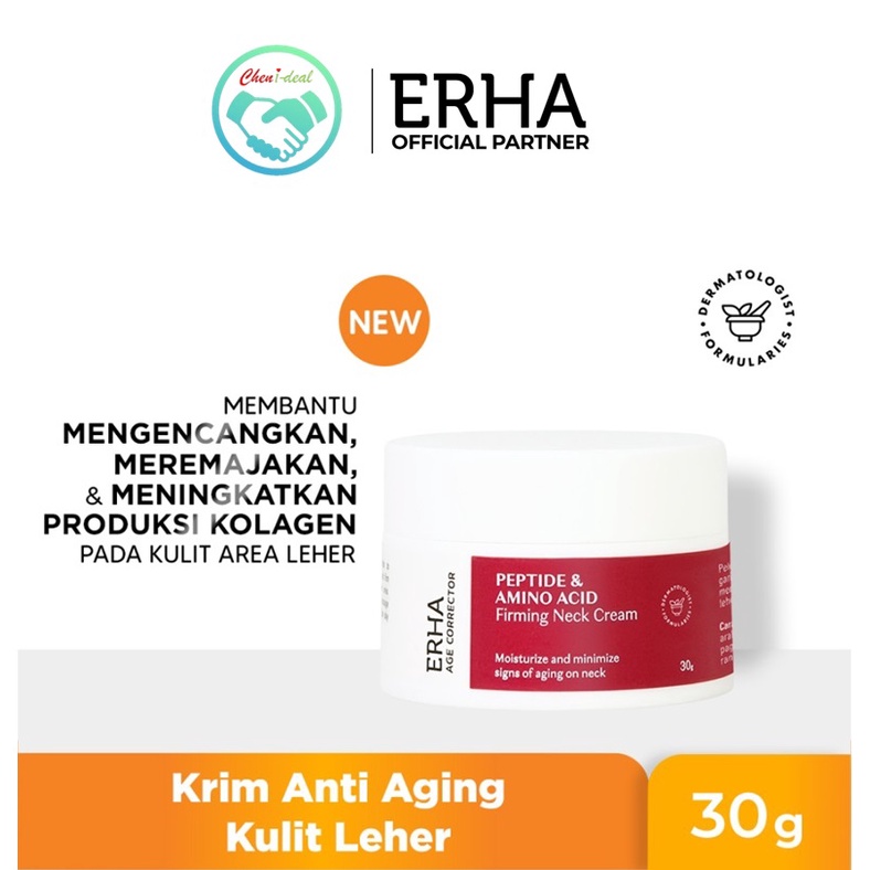 Jual ERHA Age Corrector Firming Neck Cream 30g - Krim Leher | Shopee ...