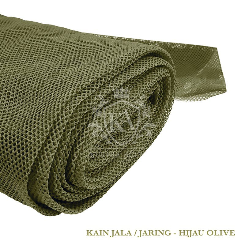 Jual Kain Jala Jaring Poliester Warna Putih Lubang Kecil Meteran dan 0. ...