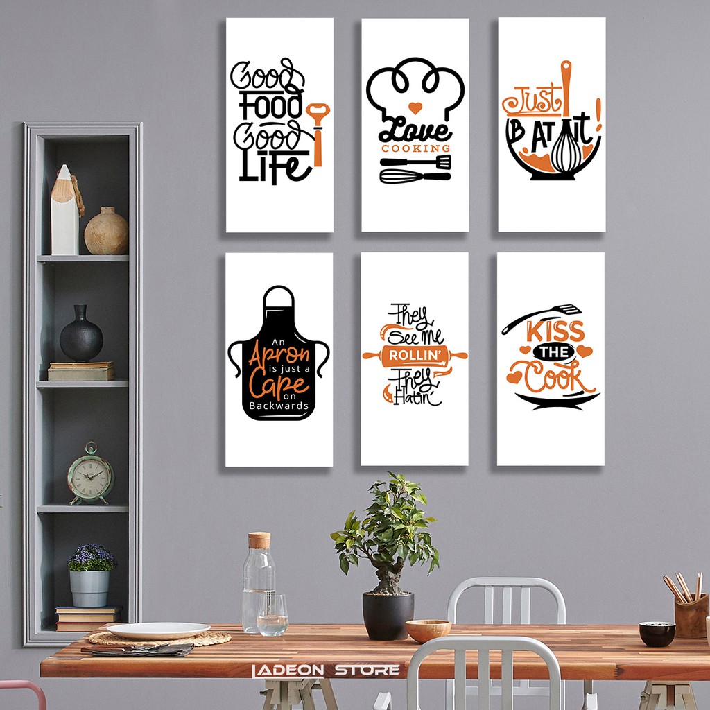 Jual Hiasan Dinding Kitchen Dapur Hiasan Poster Ruang Makan Bakery ...