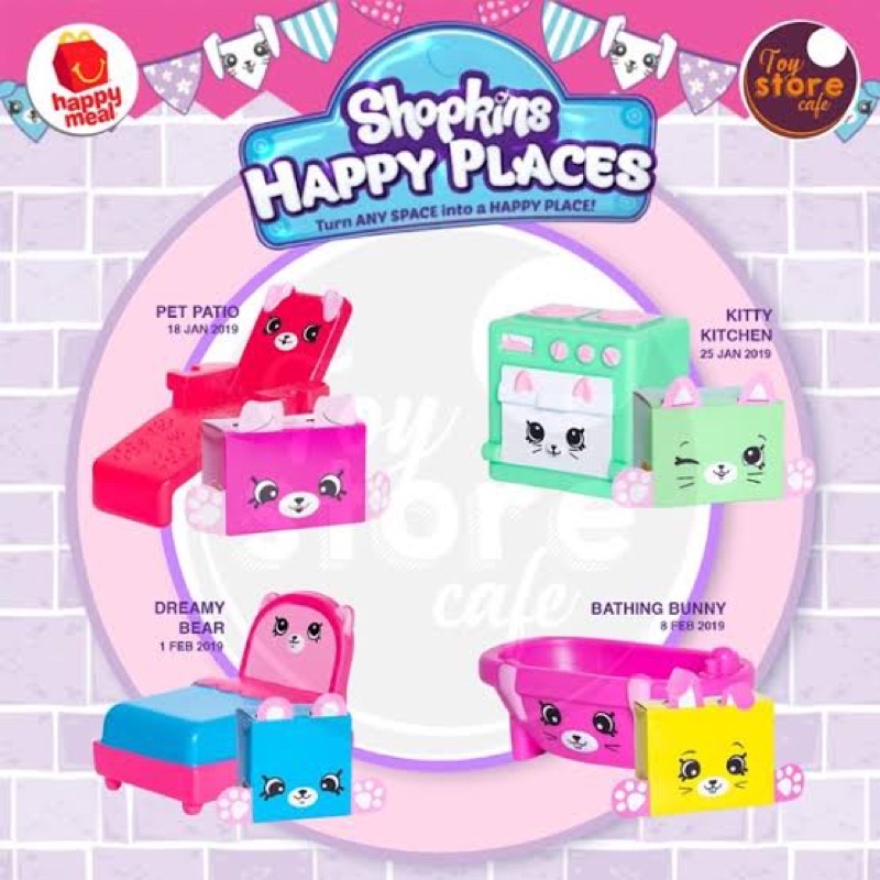 Jual Mainan: Happy Meal Toys Shopkins McDonald's | Shopee Indonesia