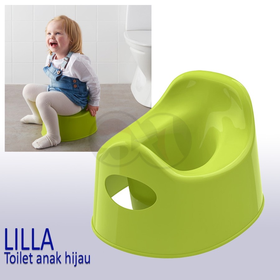 Jual LILLA Toilet anak hijau / Children's Potty Trainer Alat Latih ...