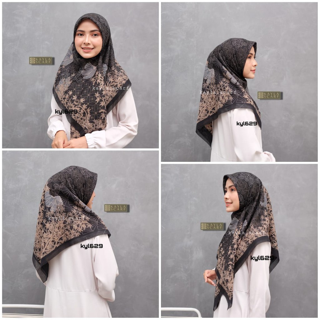 Jual Voal Premium Motif / Hijab Segi Empat Voal Motif Premium Laser Cut / Jilbab Voal Motif ...