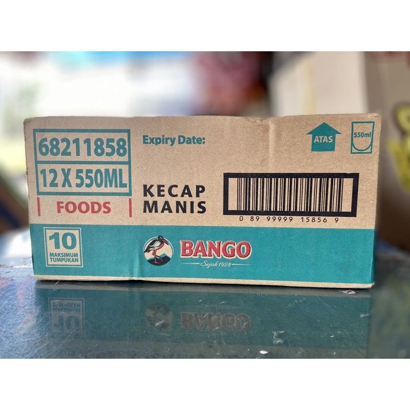 Jual Kecap Manis Bango 550ml 1 dus isi 12 / Kecap Manis Bango 550ml ...