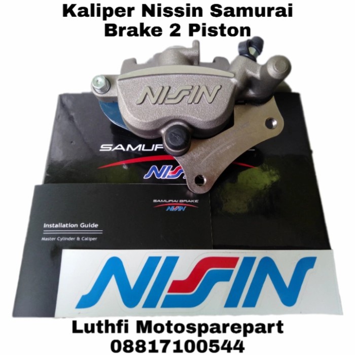 Jual Kaliper Nissin Samurai Brake 2 piston all motor | Shopee Indonesia