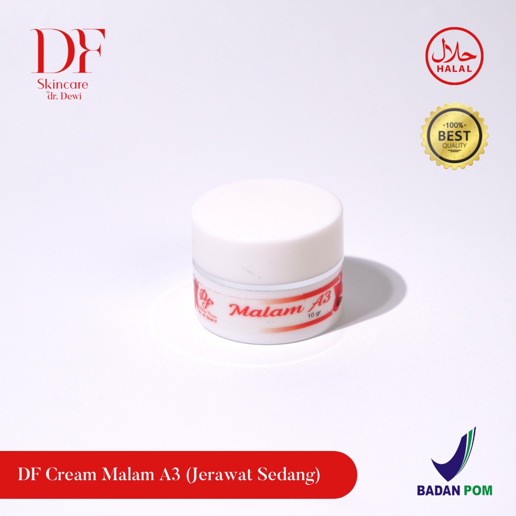 Jual DF Cream Malam A3/Cream Malam Acne Sedang | Shopee Indonesia