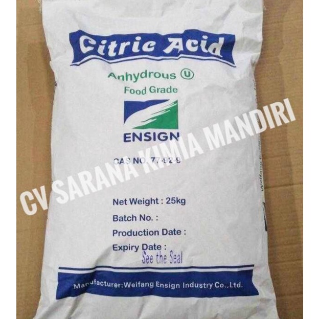 Jual Citric acid / sitrun / asam sitrat / citrun 1kg | Shopee Indonesia