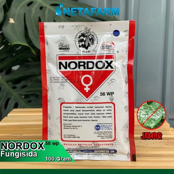 Jual Pestisida Fungisida Bakterisida NORDOX 56WP - 100gram | Shopee ...