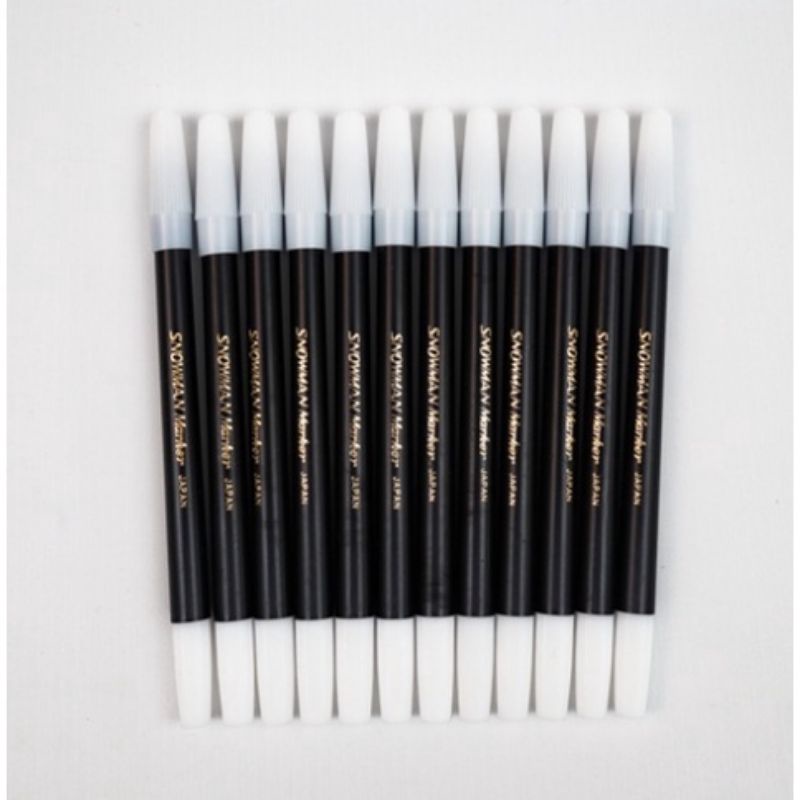 Jual SPIDOL HITAM SNOWMAN ASLI KECIL MARKER PENSIL PENCIL MURAH ECER ...