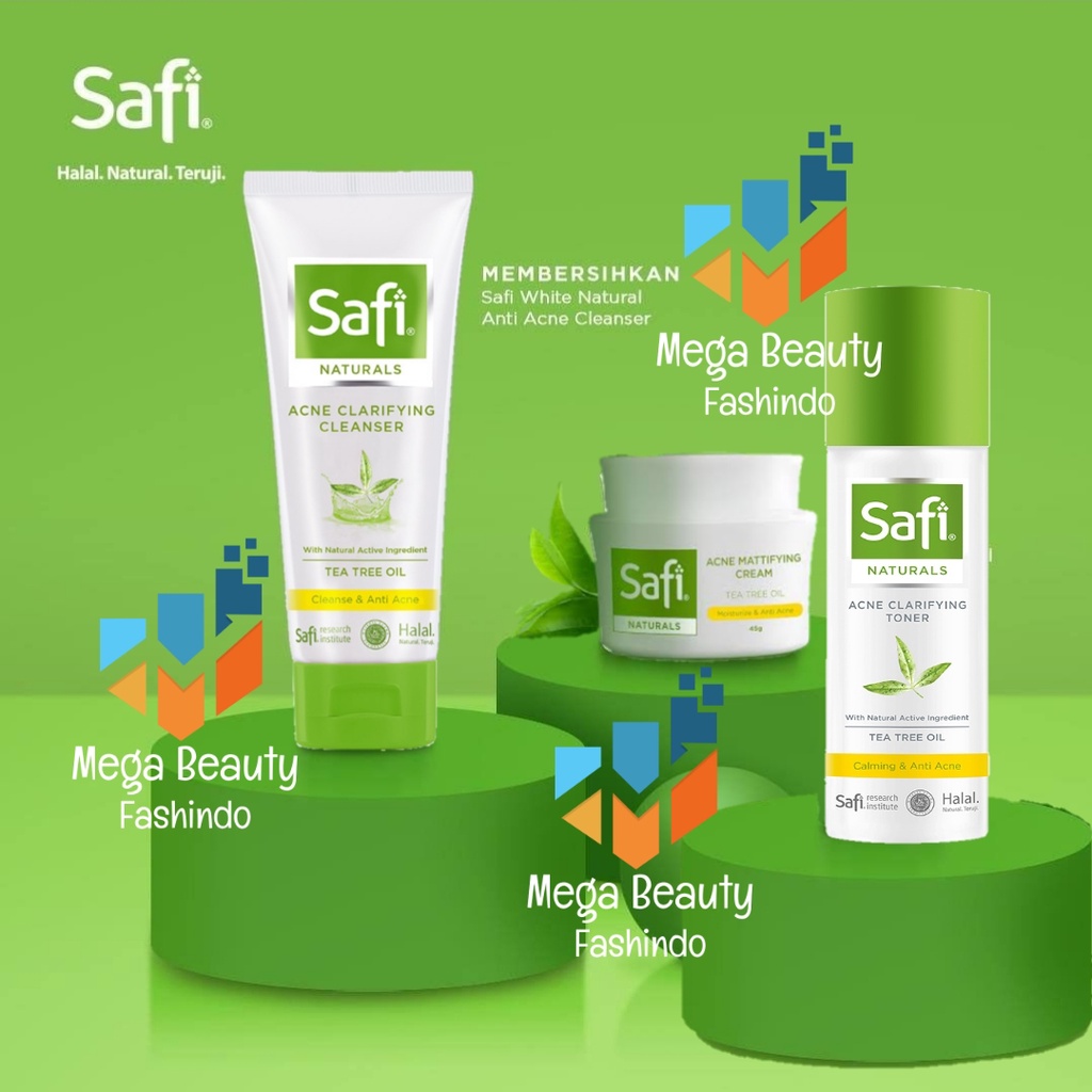 Jual Safi Naturals Clarifying Cleanser Tea Tree Oil Clarifying Cleanser ...