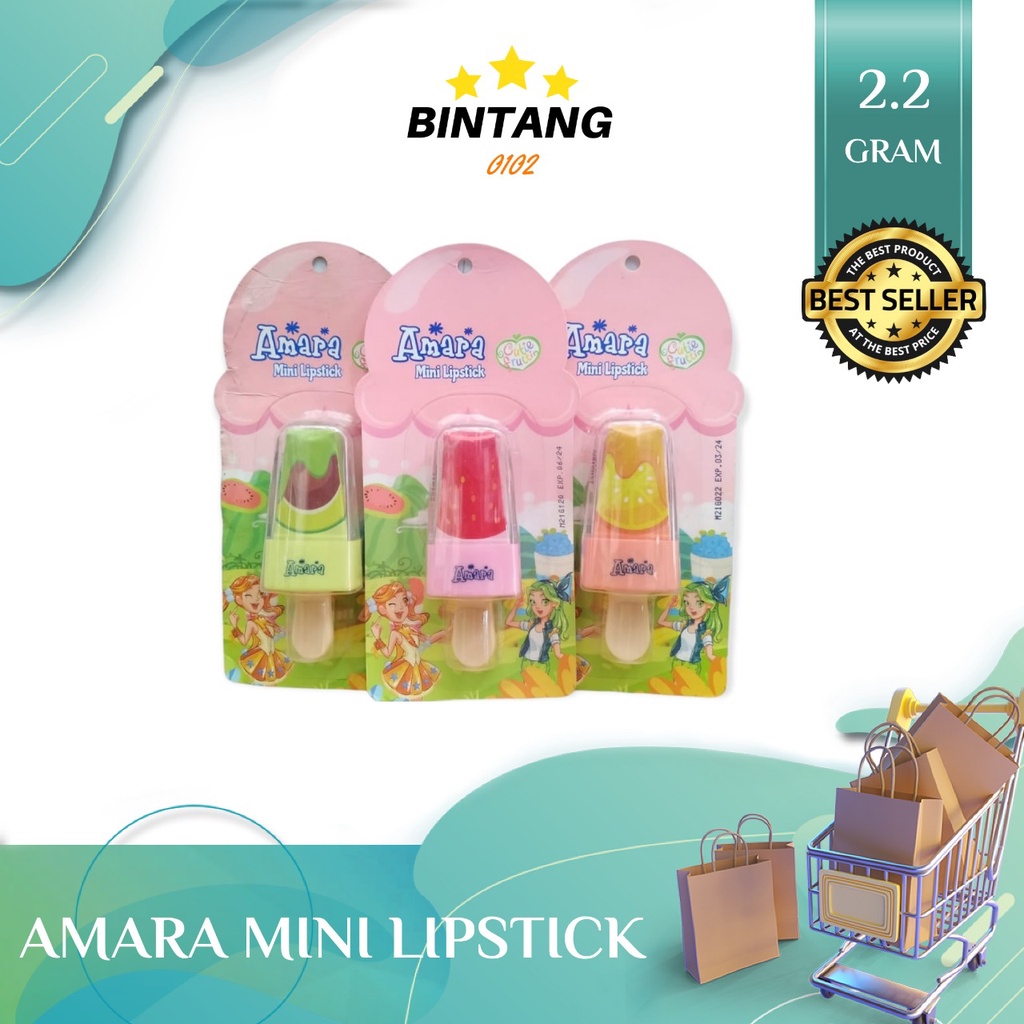 Jual AMARA MINI LIPSTICK ALL VARIANTS/ LIPSTICK UNTUK ANAK ANAK ...