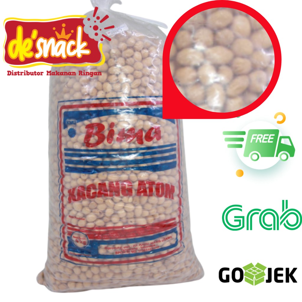 Jual Distributor/Grosir/Snack/Cemilan/KACANG ATOM Merk Bima | Shopee Indonesia