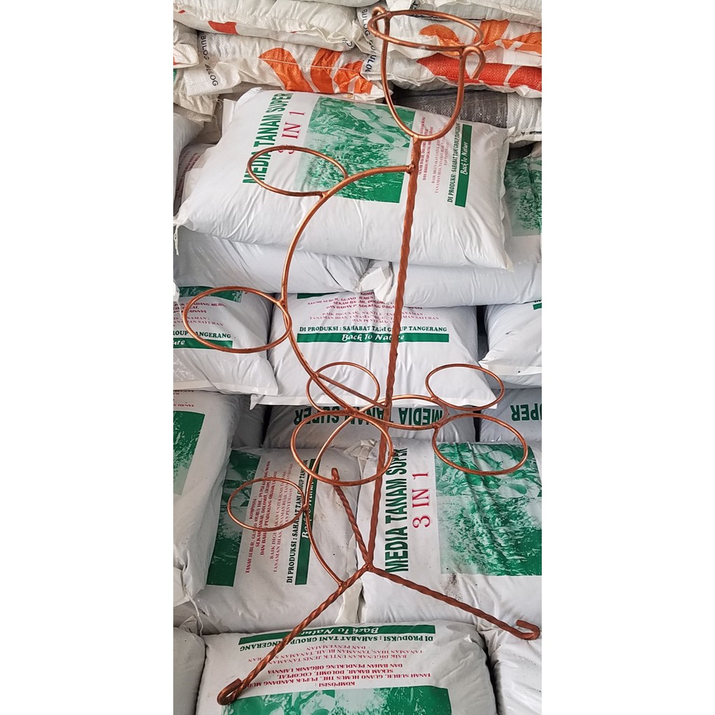 Jual RAK BESI POT BUNGA / KAKTUS LINGKAR ISI 7 POT 10 GOJEK GRAB ONLY ...