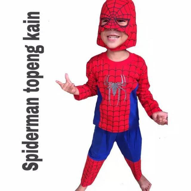 Jual ANAK-SUPERHERO-KOSTUM- KOSTUM SPIDERMAN ANAK TOPENG KAIN - 2 TAHUN -KOSTUM-ANAK-SUPERHERO ...