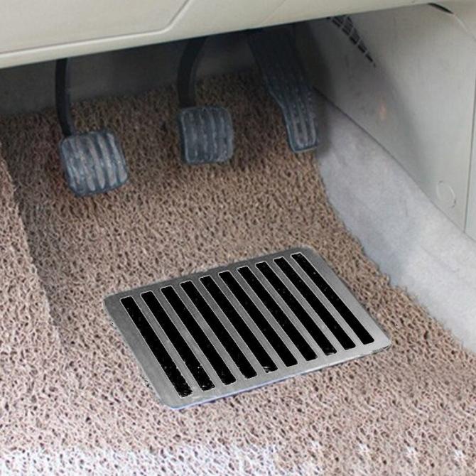 Jual Car Pedal Foot Plate Tatakan Anti Slip Plat Injakan Karpet Besi ...