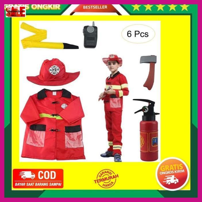 Jual Iseforp- Baju Kostum Profesi Anak Kostum Pemadam Kebakaran Costume ...