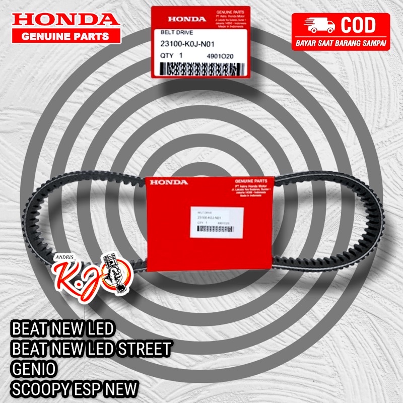 Jual V Belt Van Belt VANBELT VENBELT ONLY GENIO BEAT LED BEAT STREET LED K1A SCOOPY eSP ORIGINAL ...