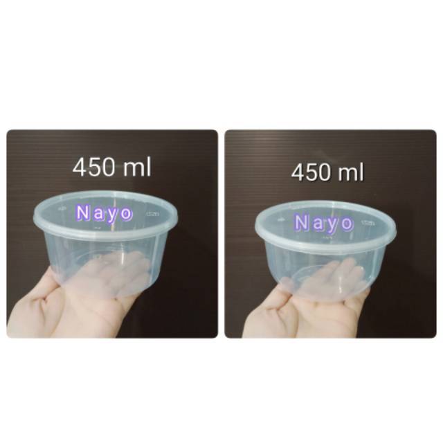 Jual Cup plastik 450ml (25pcs)/Cup puding/Gelas plastik/Food container ...