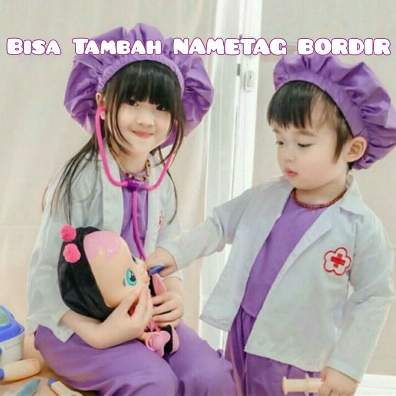Jual READY STOCK FRELLYA Baju Dokter Anak Bedah Dokcil Jas Kostum ...
