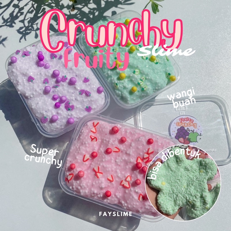Jual Crunchy Fruity Slime | Crunchy Slime | slime kranci | Shopee Indonesia