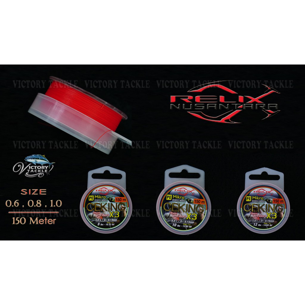 Jual SENAR PANCING BENANG PE RELIX NUSANTARA CEKING 150 METER | Shopee ...