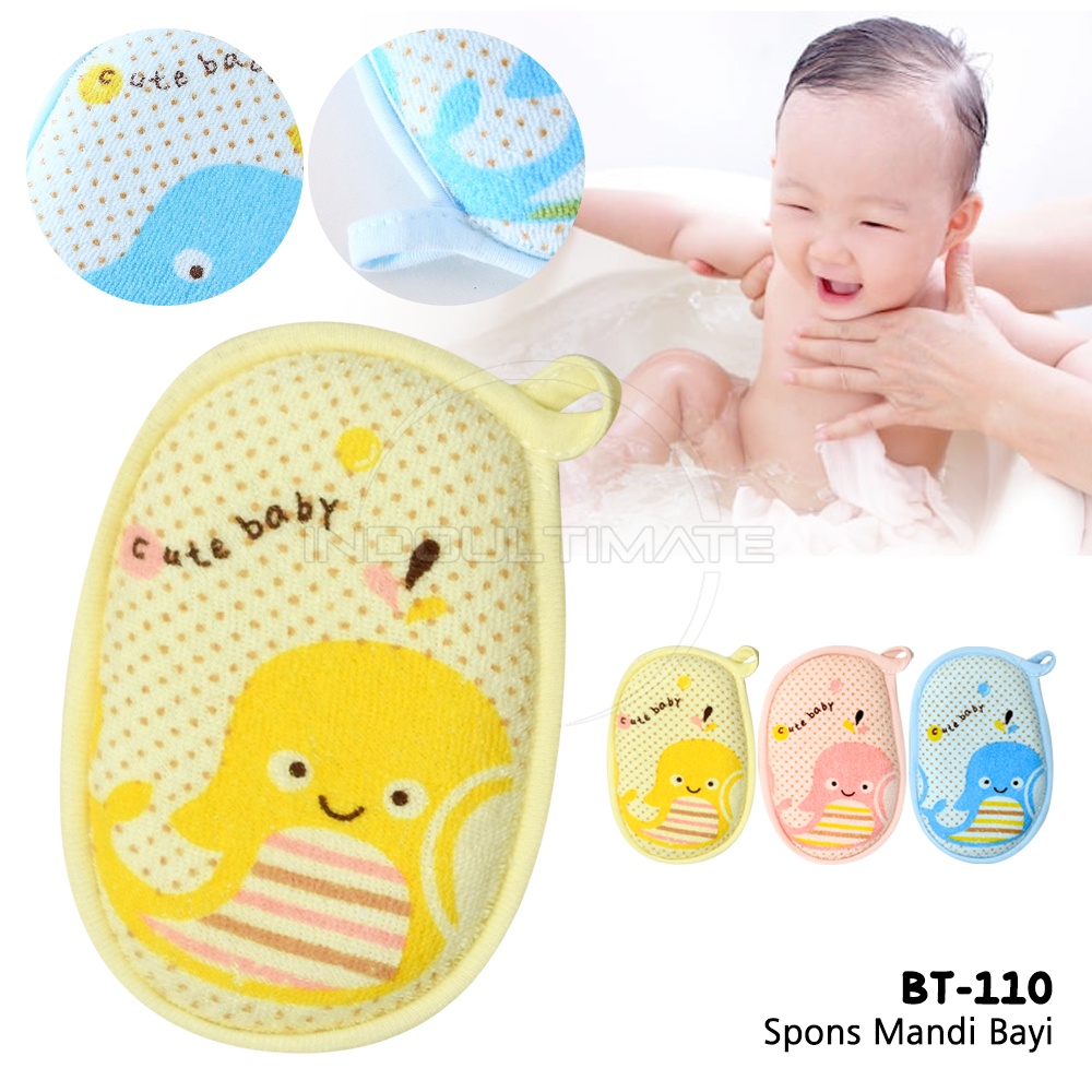 Jual Spons Busa Mandi Anak Bayi Karakter Washlap Mandi BT-110 Sponge ...