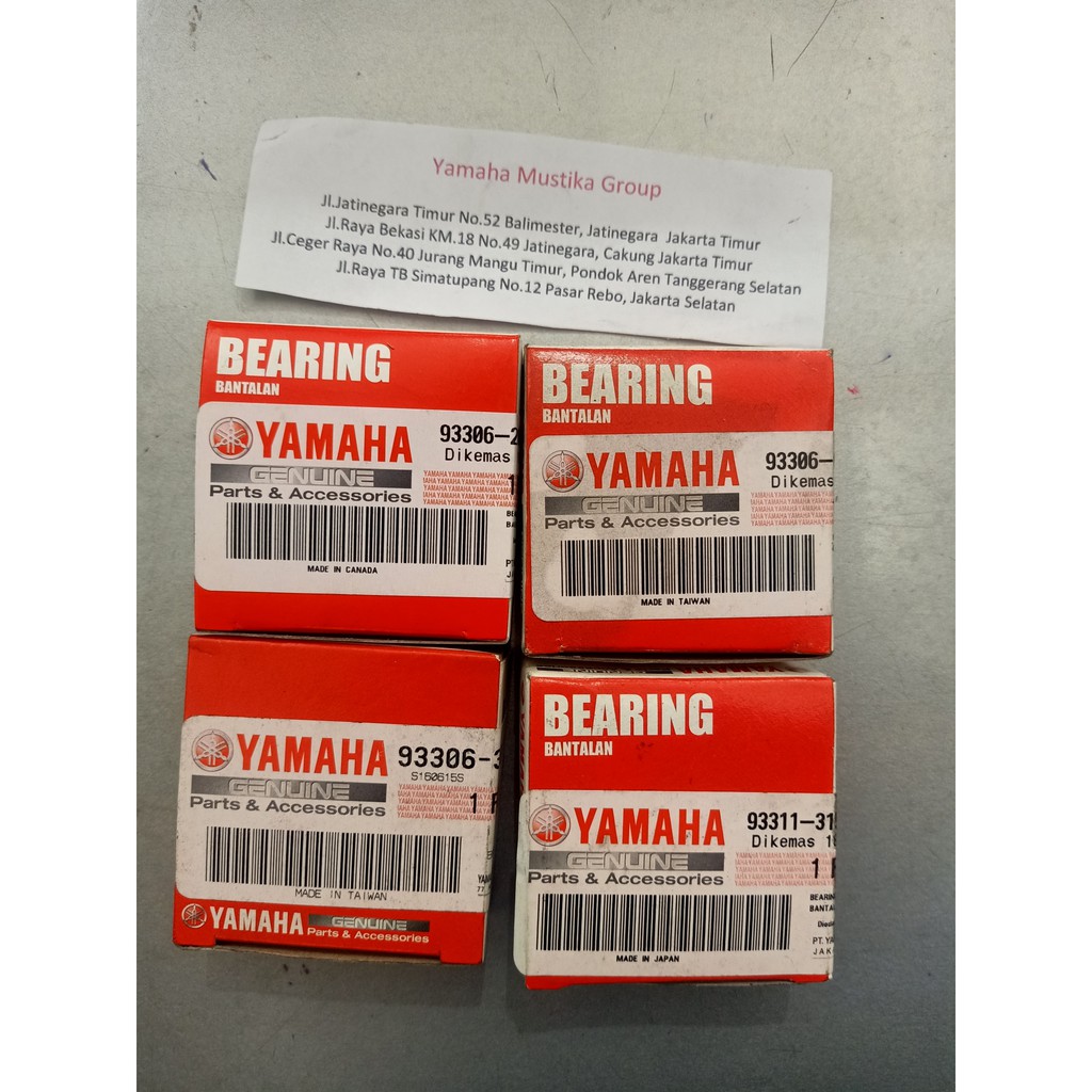 Jual Bearing Rasio Full Set Mio Smile OriginalYamaha | Shopee Indonesia
