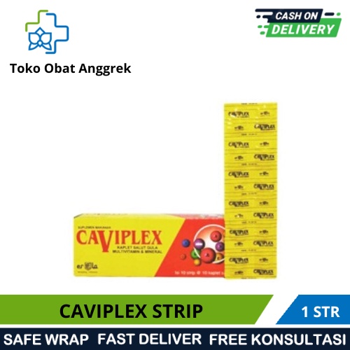 Jual CAVIPLEX TAB STRIP ISI 10 / UNTUK PERTUMBUHAN TULANG DAN GIGI ...