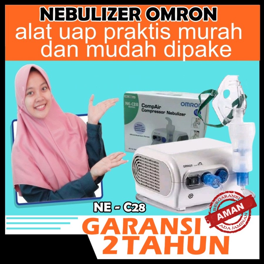 Jual ORIGINAL alat terapi uap pernafasan anak dewasa nebulizer omron ne ...
