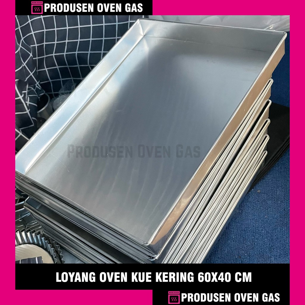 Jual Loyang kue nastar 60x40x4 termurah / loyang oven gas / loyang ...