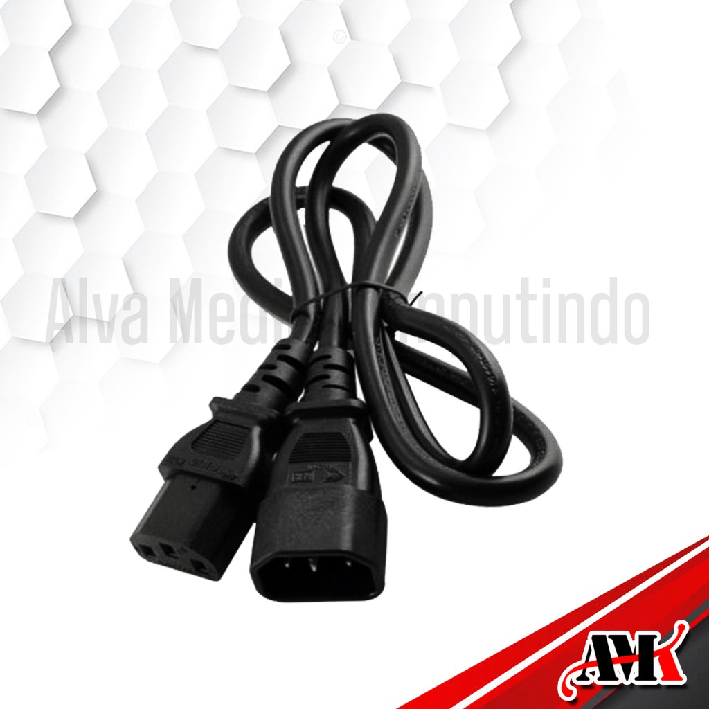 Jual Kabel Power UPS Male - Female | Shopee Indonesia