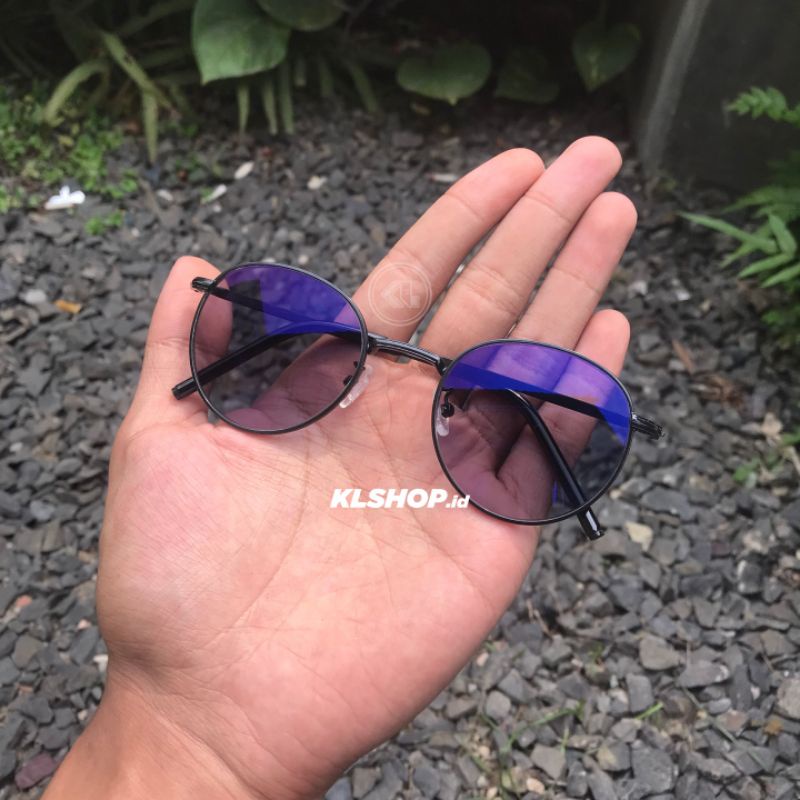 Jual KACAMATA BLUECCHROMIC FRAME BULAT BESI SIMPLE PREMIUM | Shopee ...