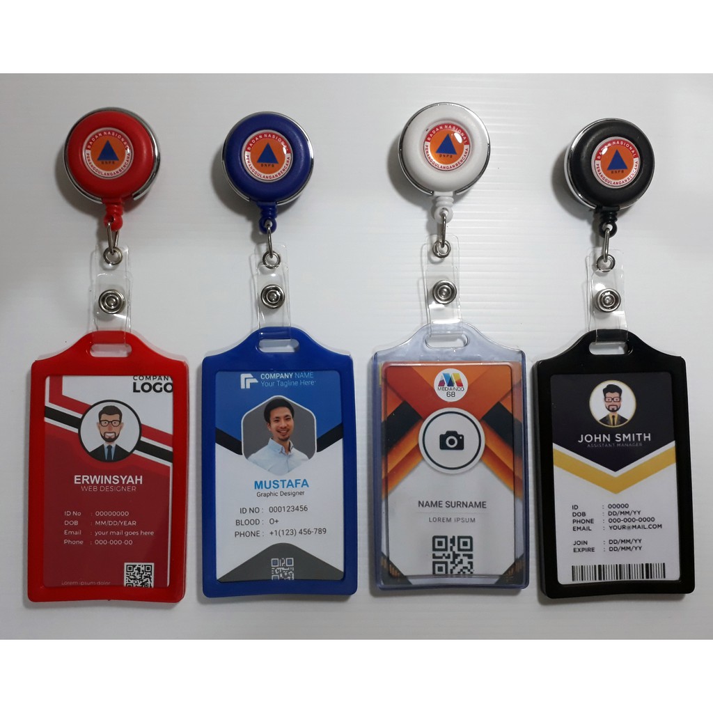 Jual BNPB Name Tag YOYO ID CARD PUTAR | Shopee Indonesia