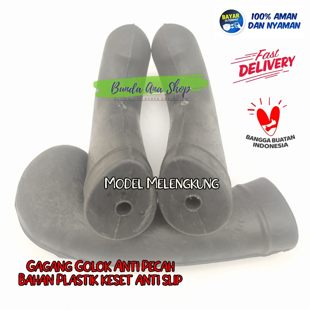 Jual Gagang golok plastik Gagang Golok/Pisau Anti pecah tidak licin ...