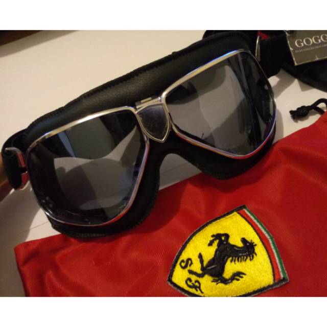 Jual Ferrari Special Edition Motor Goggle | Shopee Indonesia