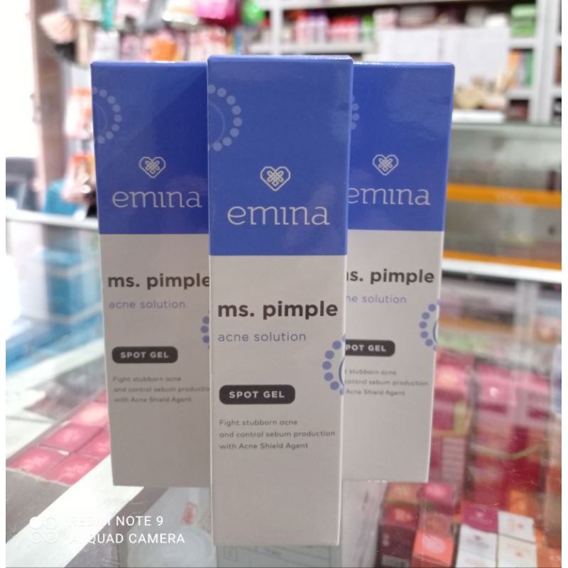 Jual Emina Ms. Pimple Acne Solution Acne Solution (Dus Biru panjang ...