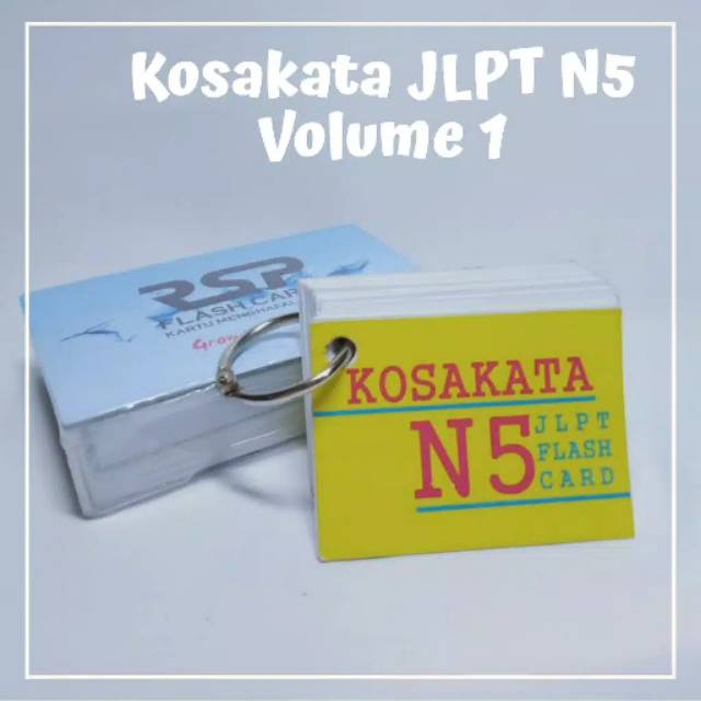 Jual KARTU KOSAKATA JLPT N5 VOLUME 1 FLASHCARD PRAKTIS - RSP FLASH CARDS | Shopee Indonesia