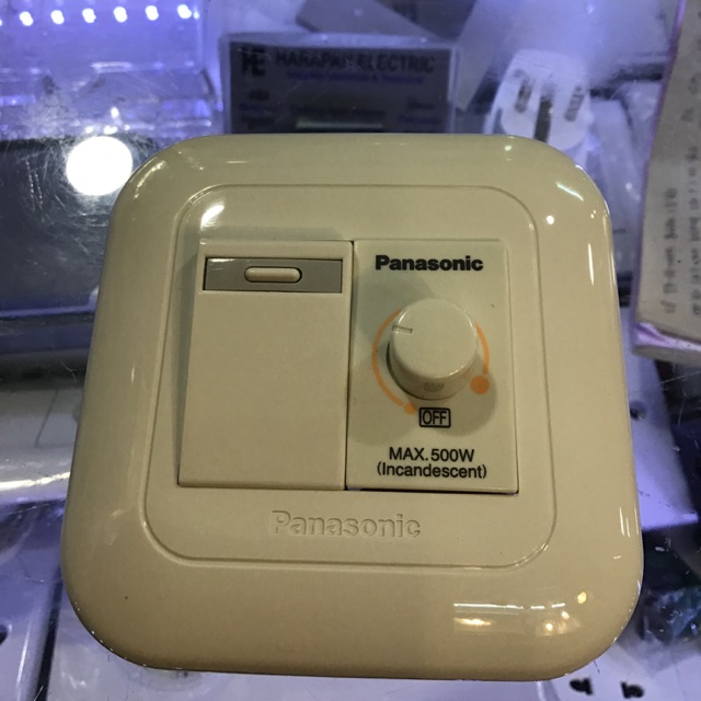 Jual SAKLAR DIMMER PANASONIC / SAKLAR + DIMMER 500W PANASONIC | Shopee ...