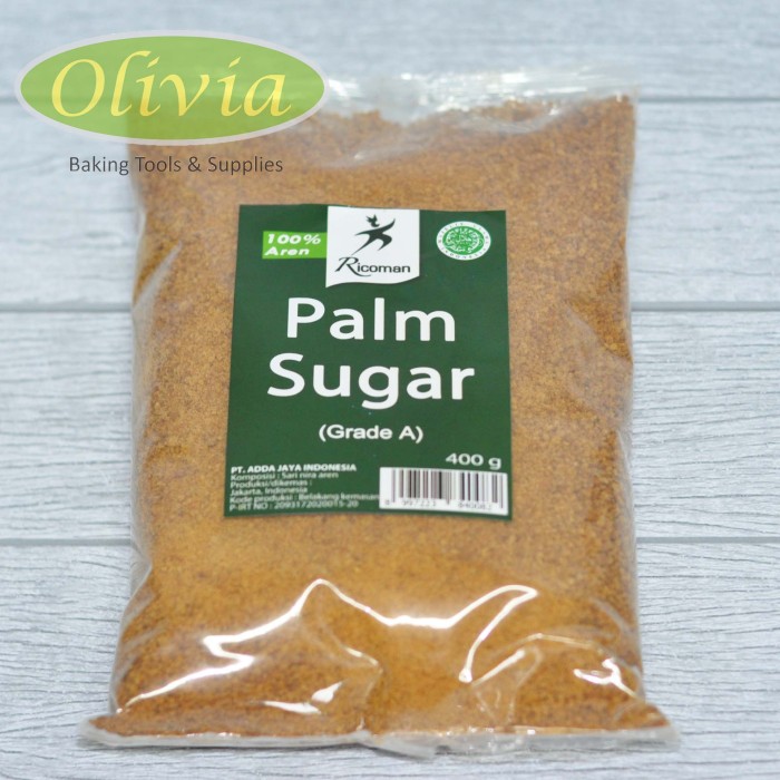 Jual Gula Aren / Gula Palem / Palm Sugar RICOMAN Palm Sugar 400 gr ...