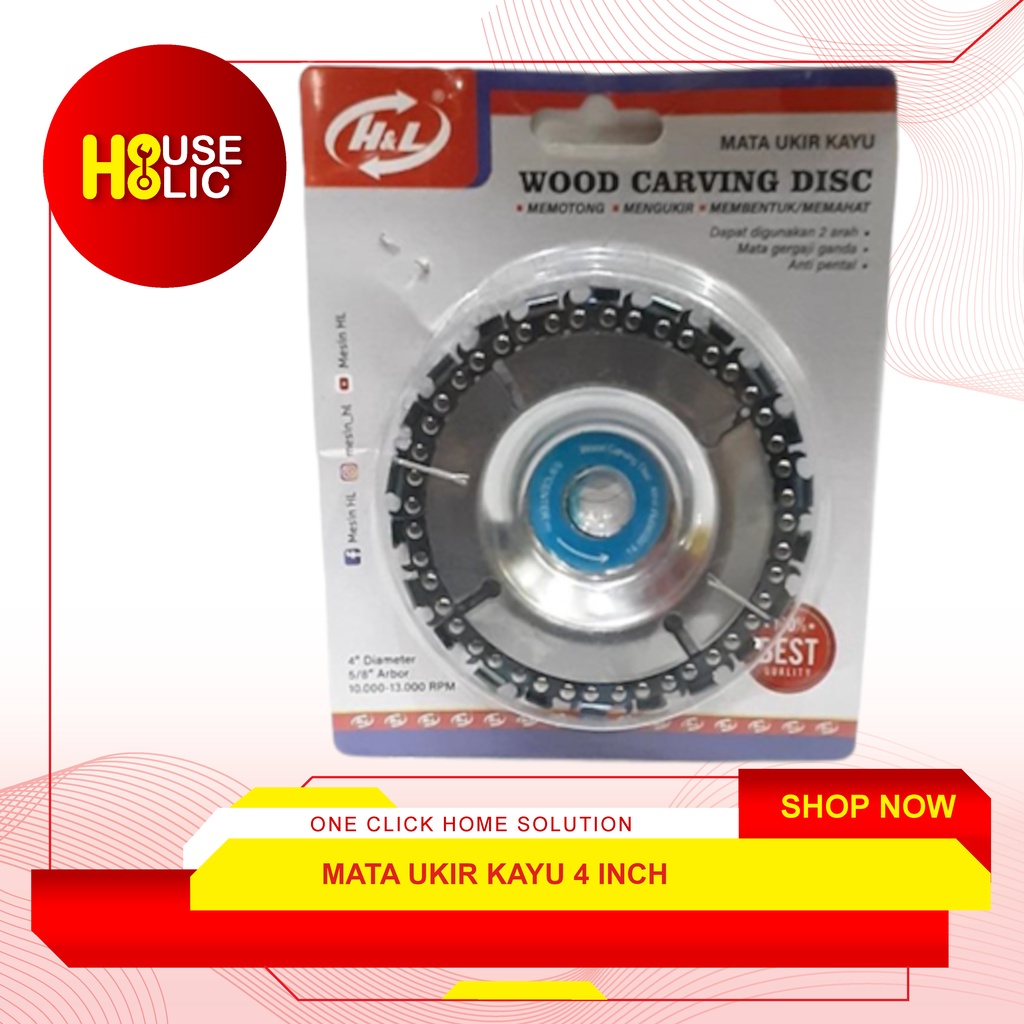 Jual Mata Ukir Kayu / Wood Carving Disc 4" / Mata Gergaji Gerinda ...