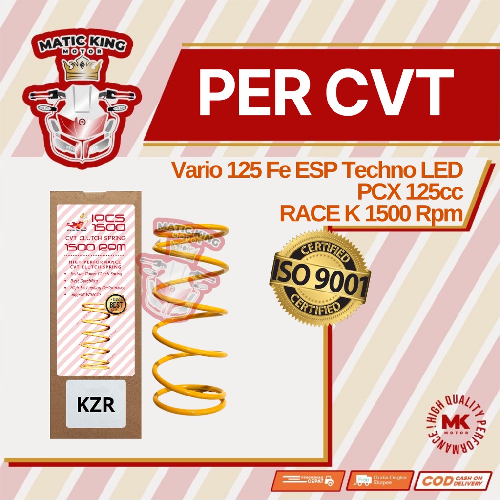 Jual Per CVT Puli Pully Racing KZR KZL Vario 125 Techno Beat Scoopy Fi ...