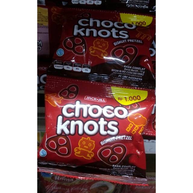 Jual Jack'n jill Biskuit Pretzel Choco Knots 15 gr | Shopee Indonesia