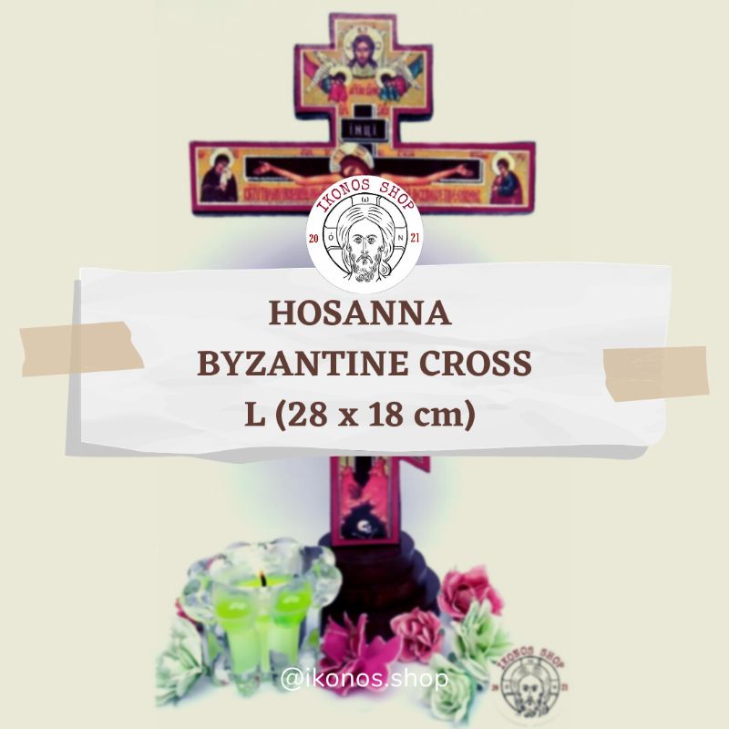 Jual SALIB ORTHODOX Hosanna Byzantine Cross Size L | Shopee Indonesia